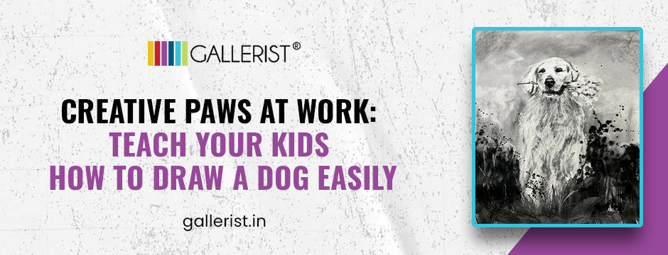 Creative Teach Kids to Draw a Dog Easily – Gallerist.in