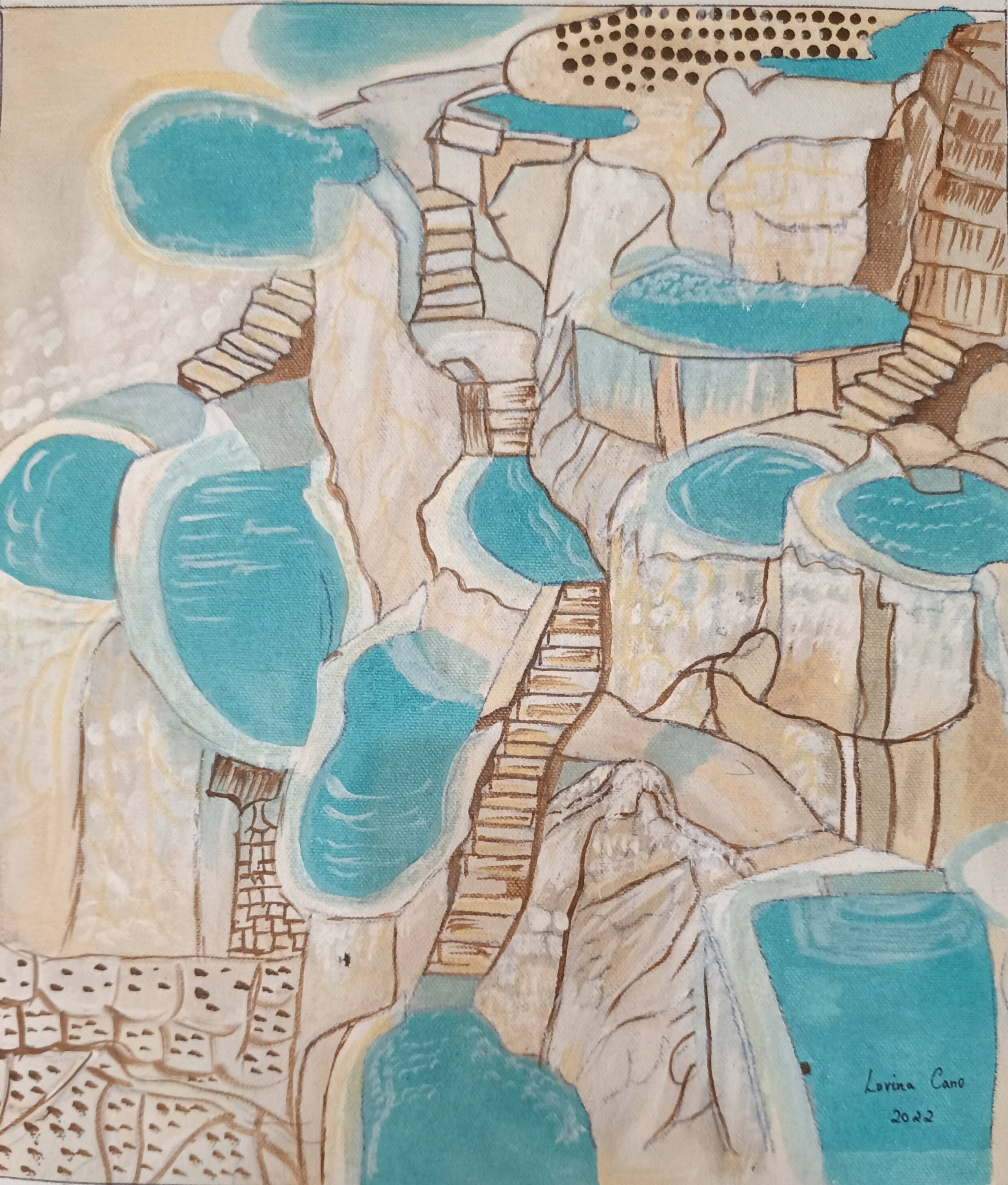 #pools #water #refreshing #summer #hot #cool #canvaspainting #acrylic ...